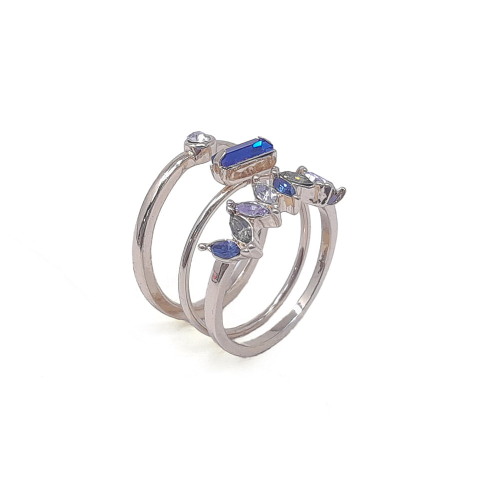 Set de anillos dorados para dama - Siman Guatemala