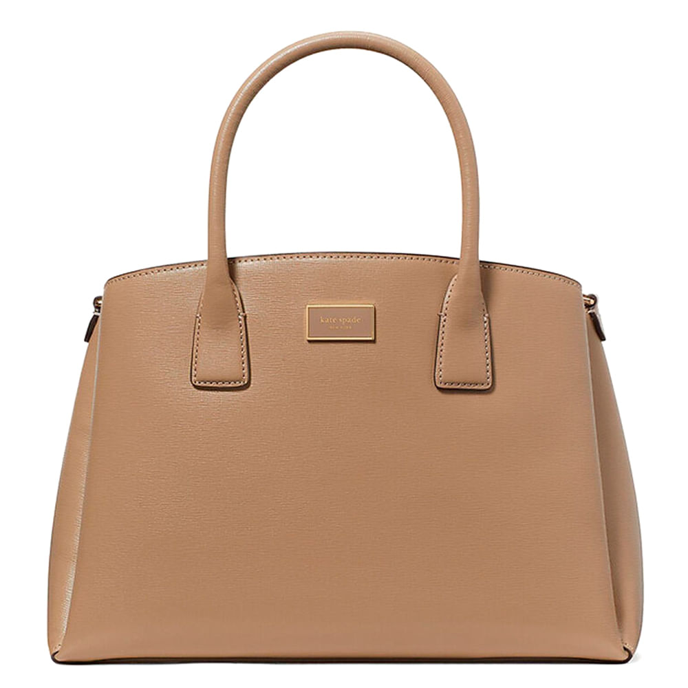Cartera satchel Kate Spade Serena color café para mujer - Siman El Salvador