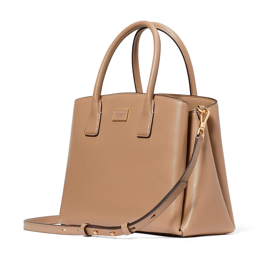 Cartera satchel Kate Spade Serena color café para mujer - Siman El Salvador