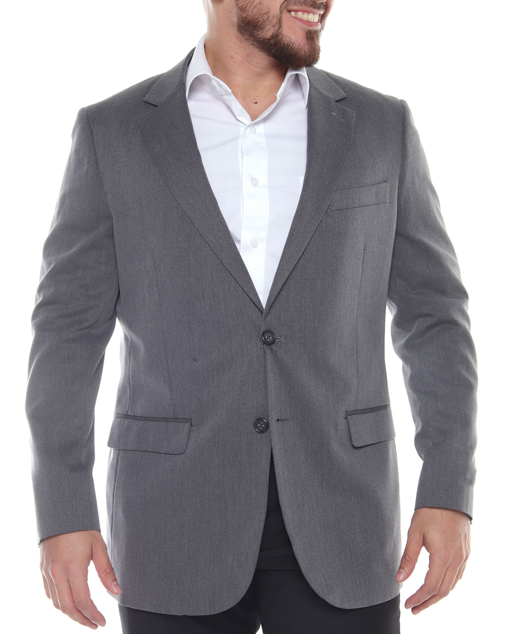 Saco regular fit gris heather para hombre - Siman Guatemala