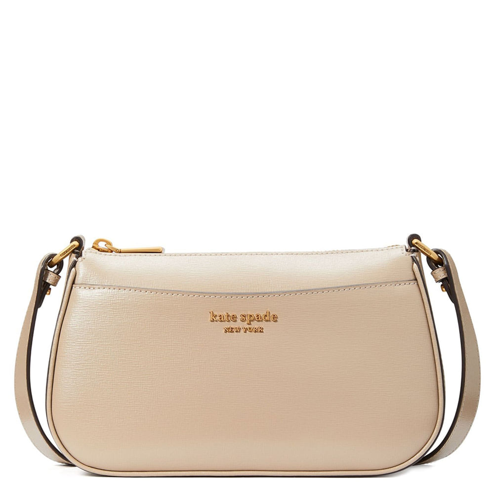 Cartera crossbody Kate Spade Bleecker color beige para mujer - Siman ...