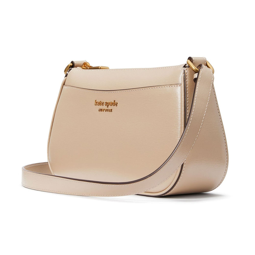 Cartera crossbody Kate Spade Bleecker color beige para mujer - Siman ...