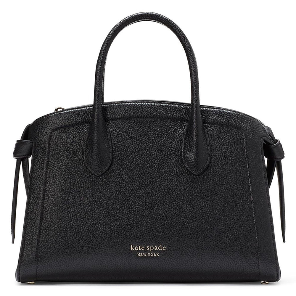 Cartera satchel Kate Spade Knott color negro para mujer - Siman El Salvador