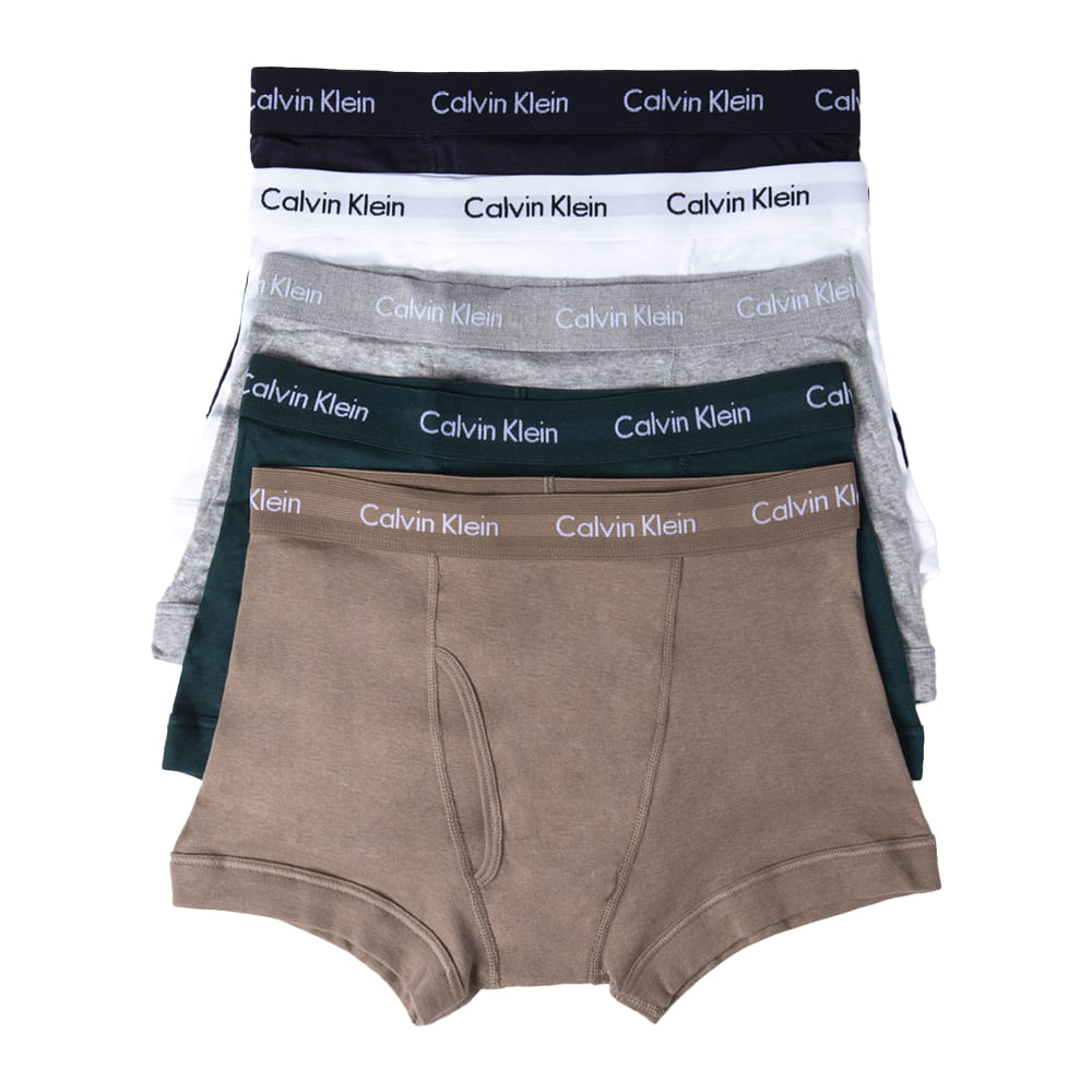 Pack de 5 boxers Calvin Klein trunk multicolor para hombre - Siman ...