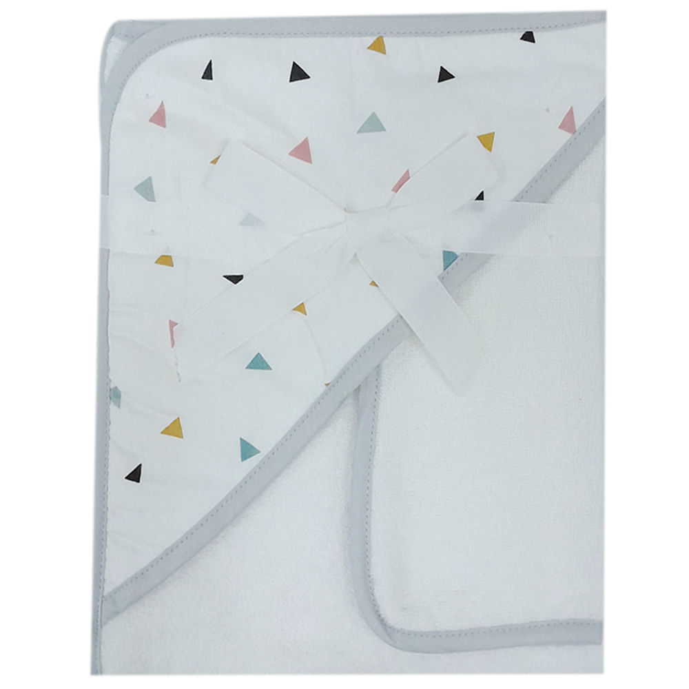 Toalla blanca con capucha para niño - Siman Costa Rica