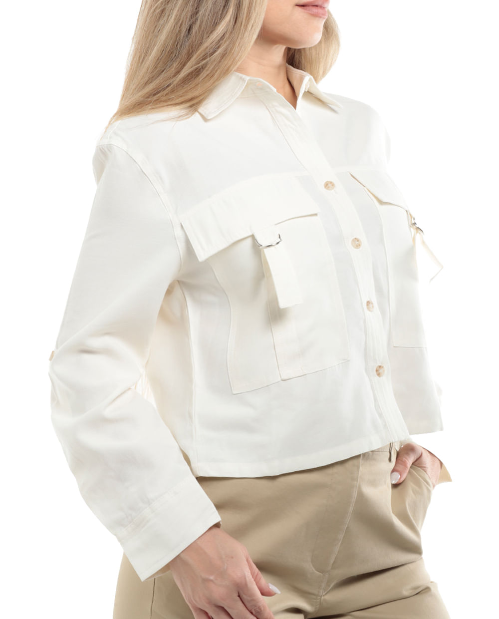 Chaqueta Unexpected blanca para mujer - Siman Costa Rica