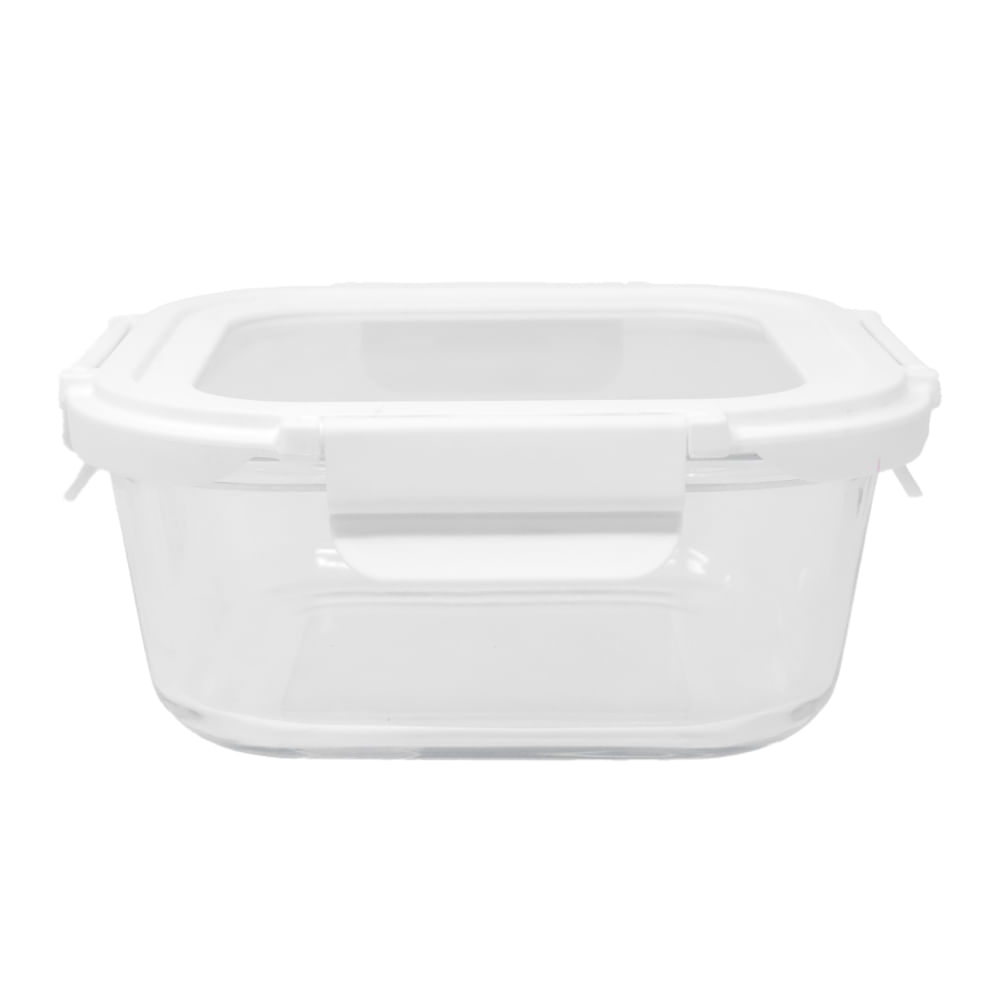 Deposito cuadrado para guardar comida 16x6.5cm - Siman Guatemala