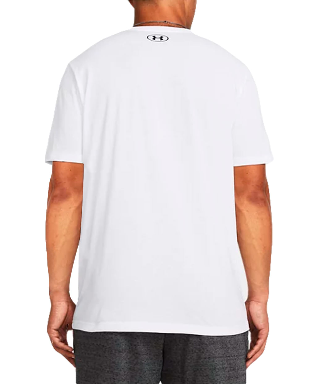 Camiseta deportiva blanca estampada Under Armour para hombre - Siman ...