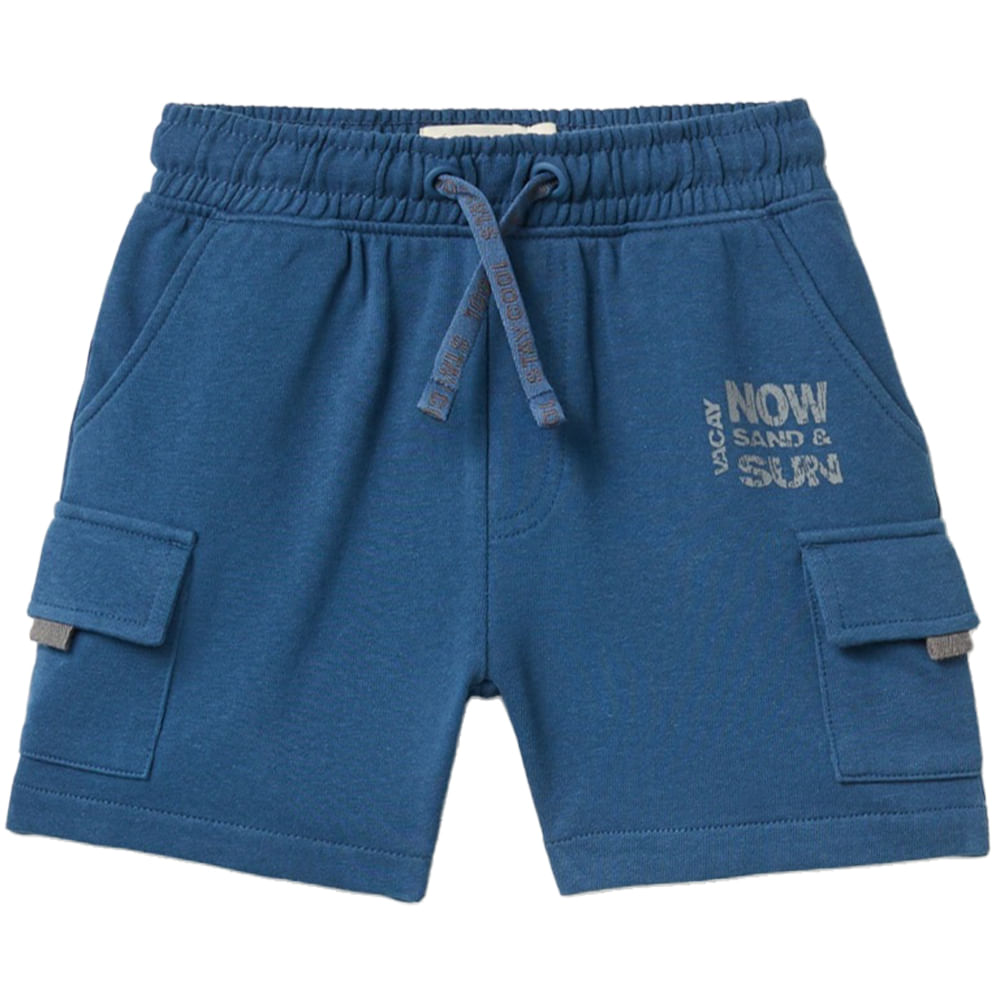 Short azul con estampado para niño - Siman Costa Rica