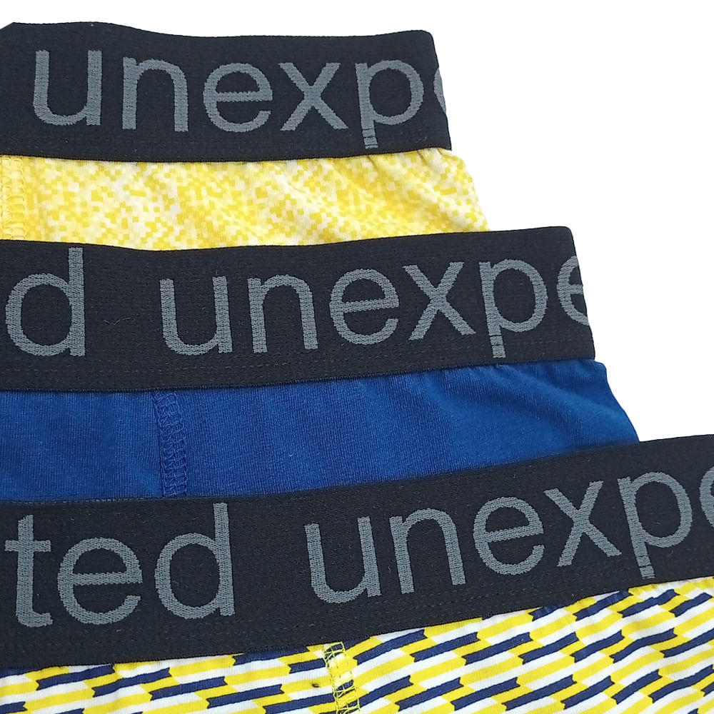 Pack de 3 boxers briefs Unexpected multicolores para hombre - Siman ...