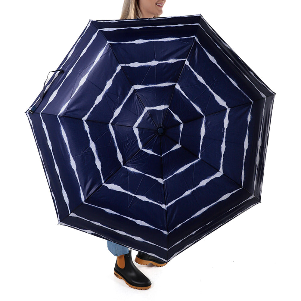 Sombrilla automática azul - Siman El Salvador