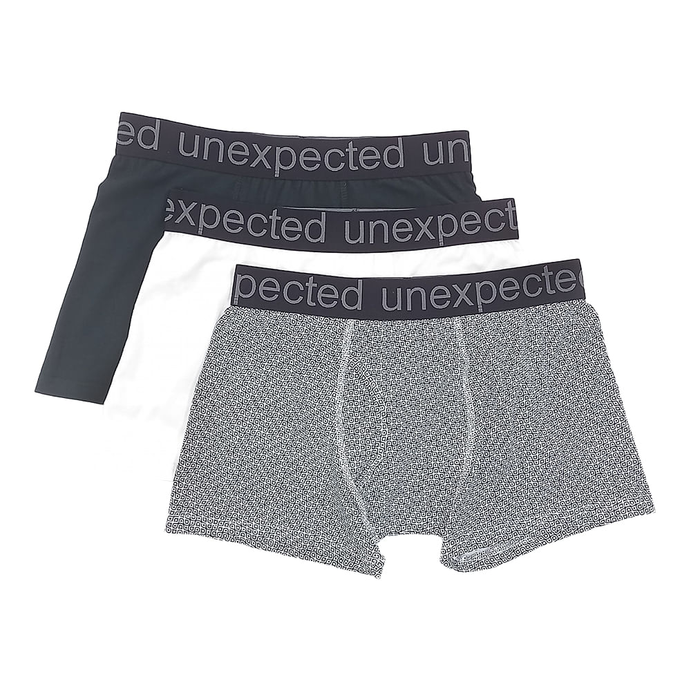 Paquete de 3 bóxers negros para hombre - Siman Costa Rica