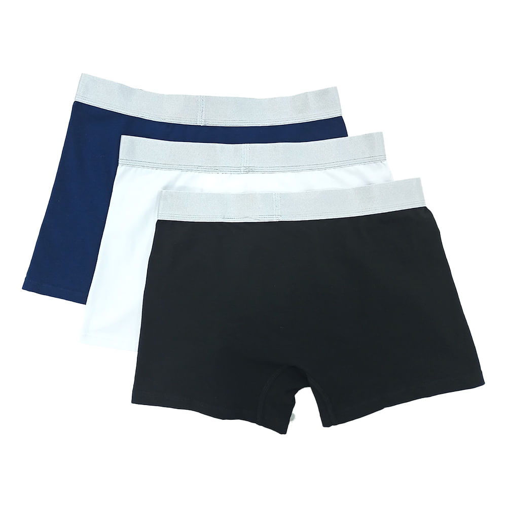 Pack de 3 boxers brief Oscar de la Renta negro, navy y blanco para ...