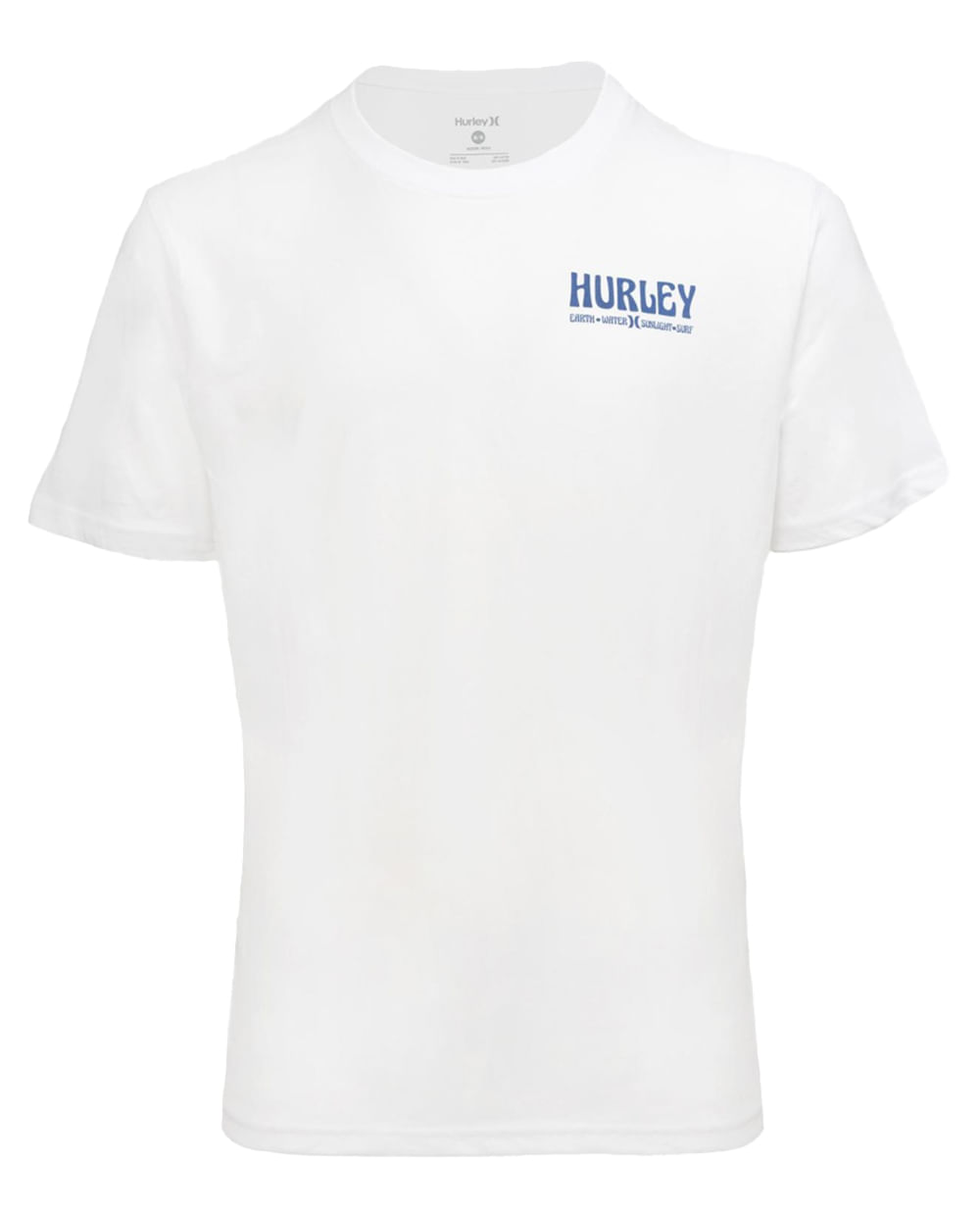 Hurley Camiseta blanca estampada para hombre - Siman El Salvador