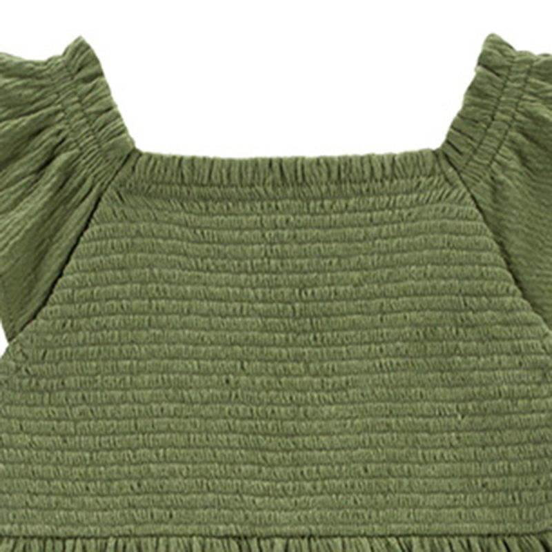 Jumpsuit verde sólido para bebé niña - Siman Costa Rica