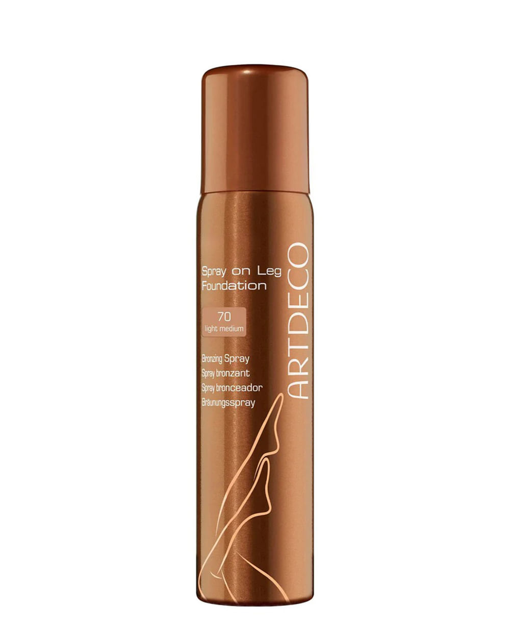 Spray On Leg Foundation #70 Light medium - Siman El Salvador