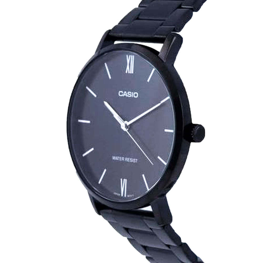 Reloj Casio análogo metálico negro para hombre - Siman El Salvador