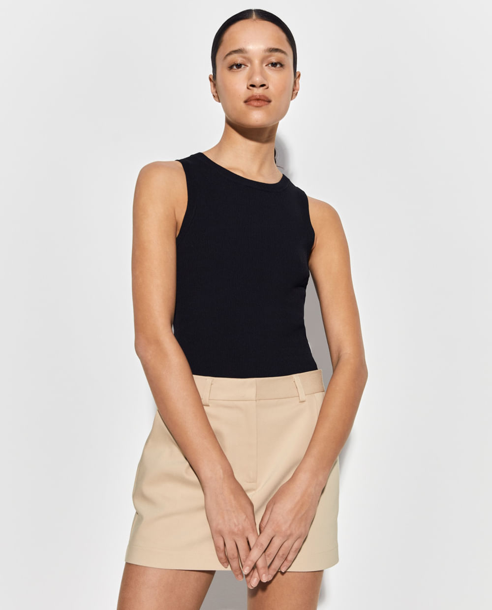 Camiseta Sfera tank top negro para mujer - Siman El Salvador