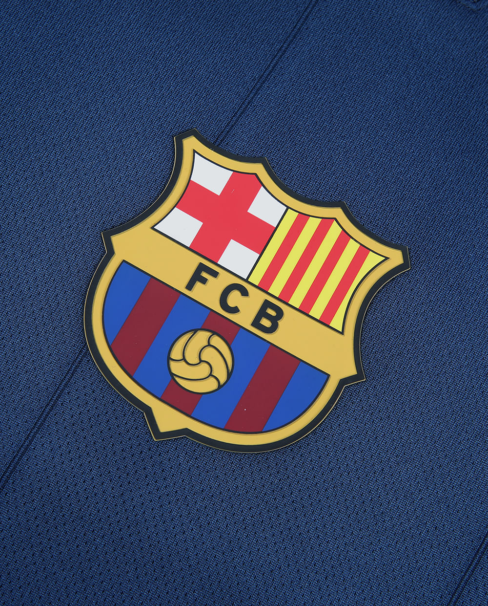 Camiseta deportiva tipo polo azul Barcelona para hombre - Siman Guatemala