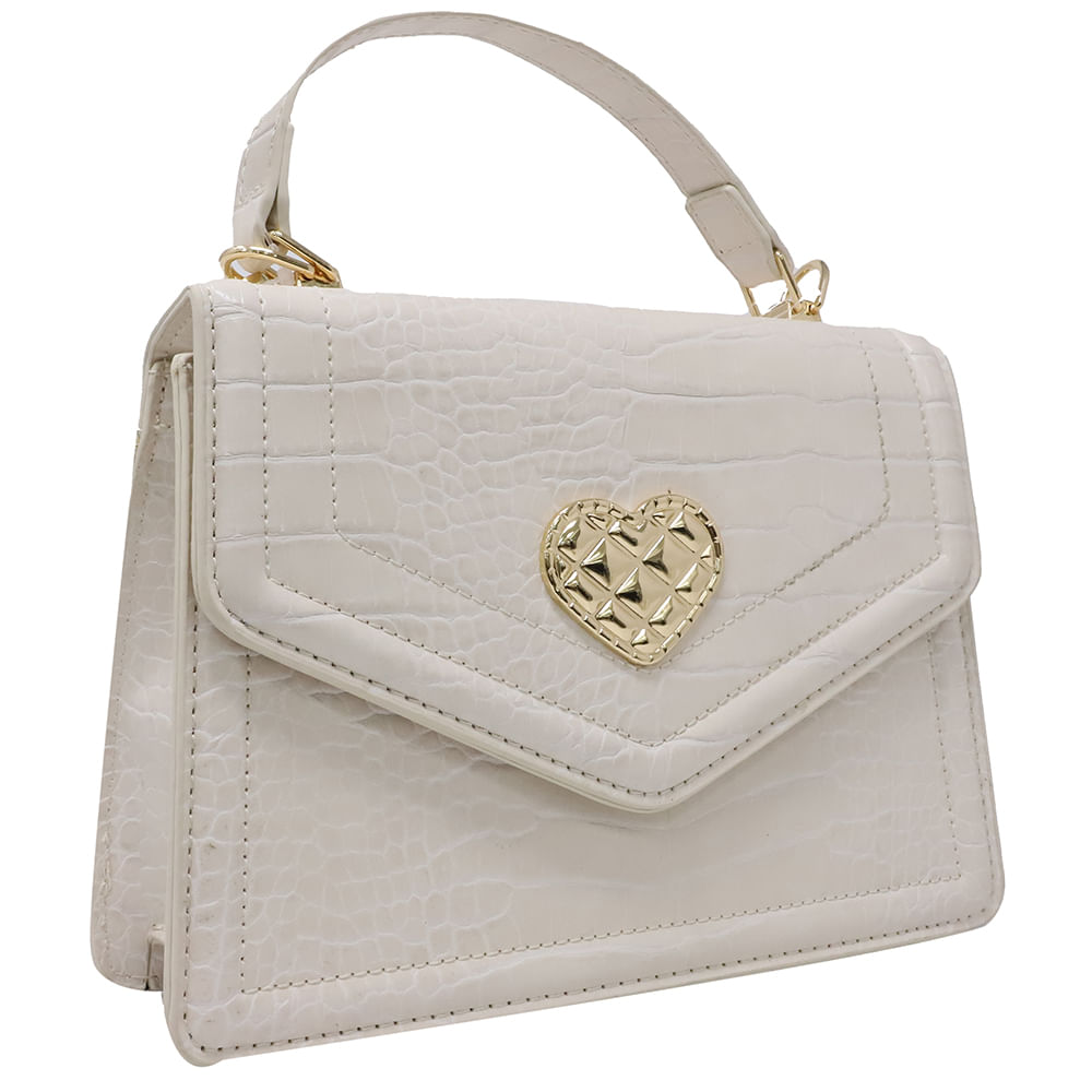 Cartera blanca con textura para niña - Siman Costa Rica