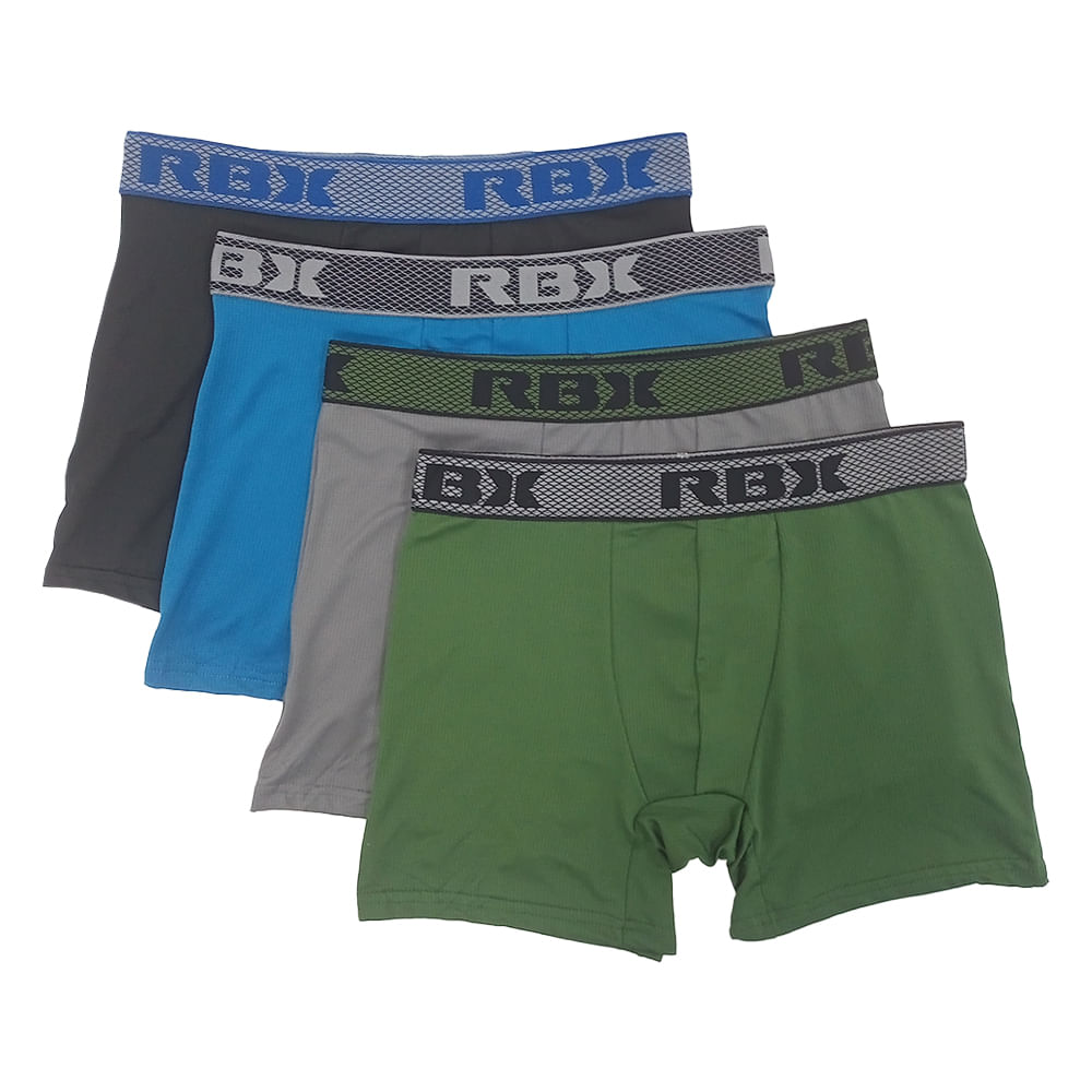 Pack de 4 boxers brief RBX multicolor para hombre