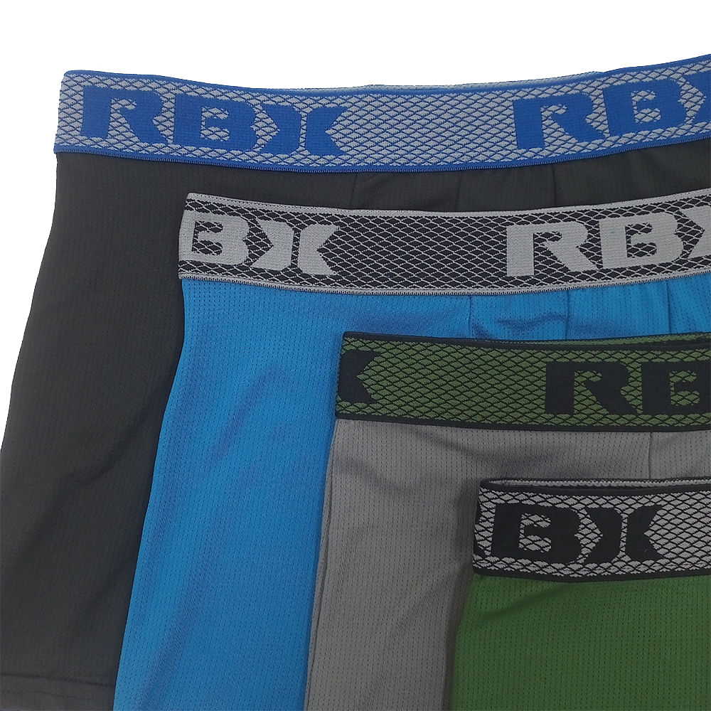 Pack de 4 boxers brief RBX multicolor para hombre