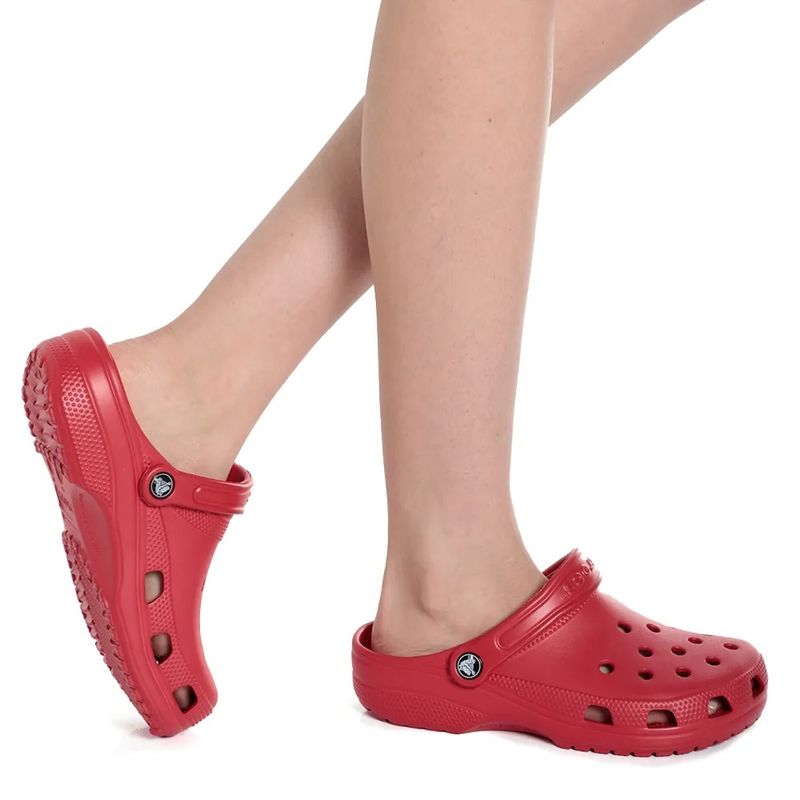 Crocs clásico rojo para mujer - Siman Guatemala