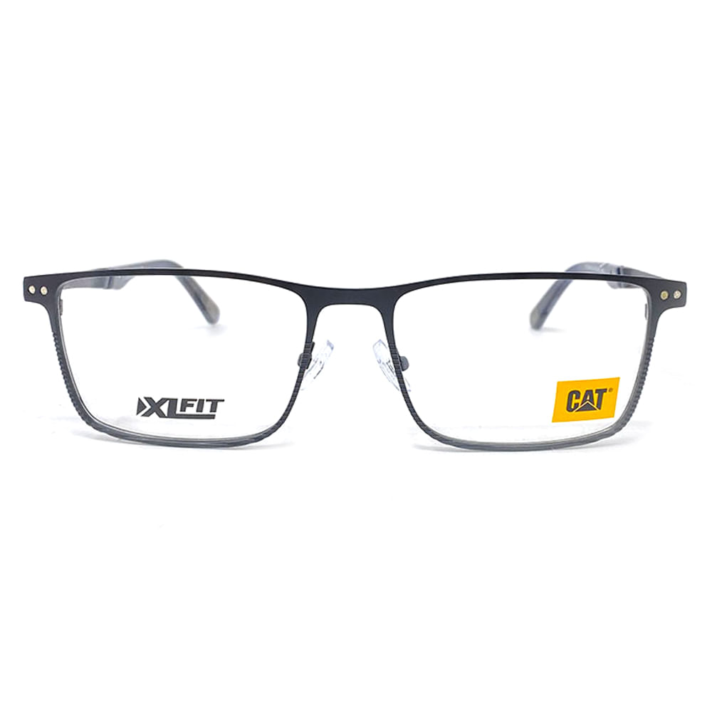 Aro completo clip on rectangular Cat metal para hombre - Siman Costa Rica