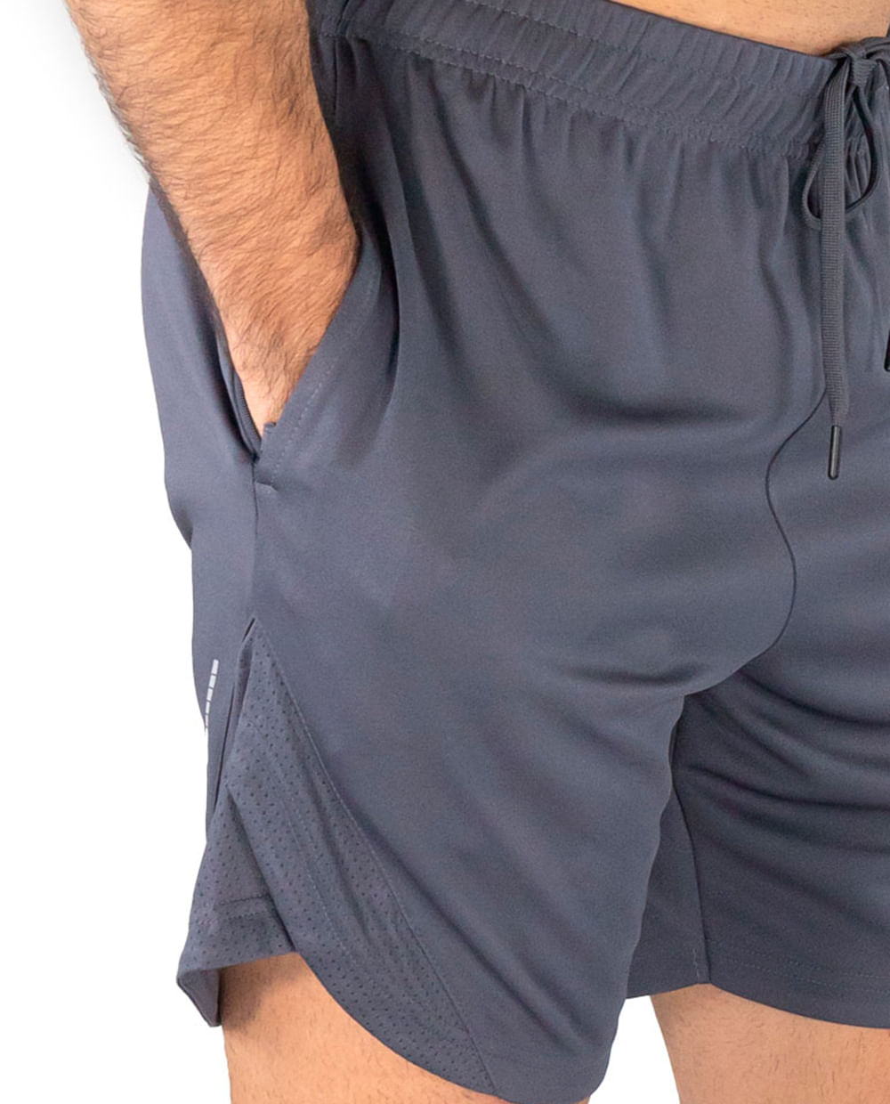 Short deportivo Everlast gris oscuro para hombre - Siman El Salvador