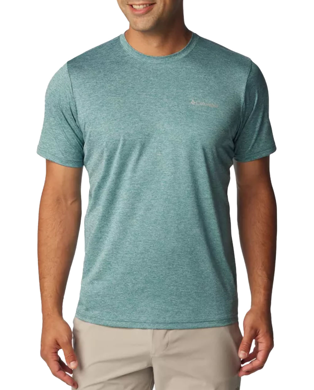 Camiseta Columbia Hike™ turquesa heather para hombre - Siman Guatemala