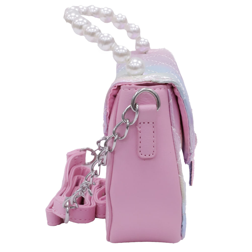 Cartera multicolor sólido para niña