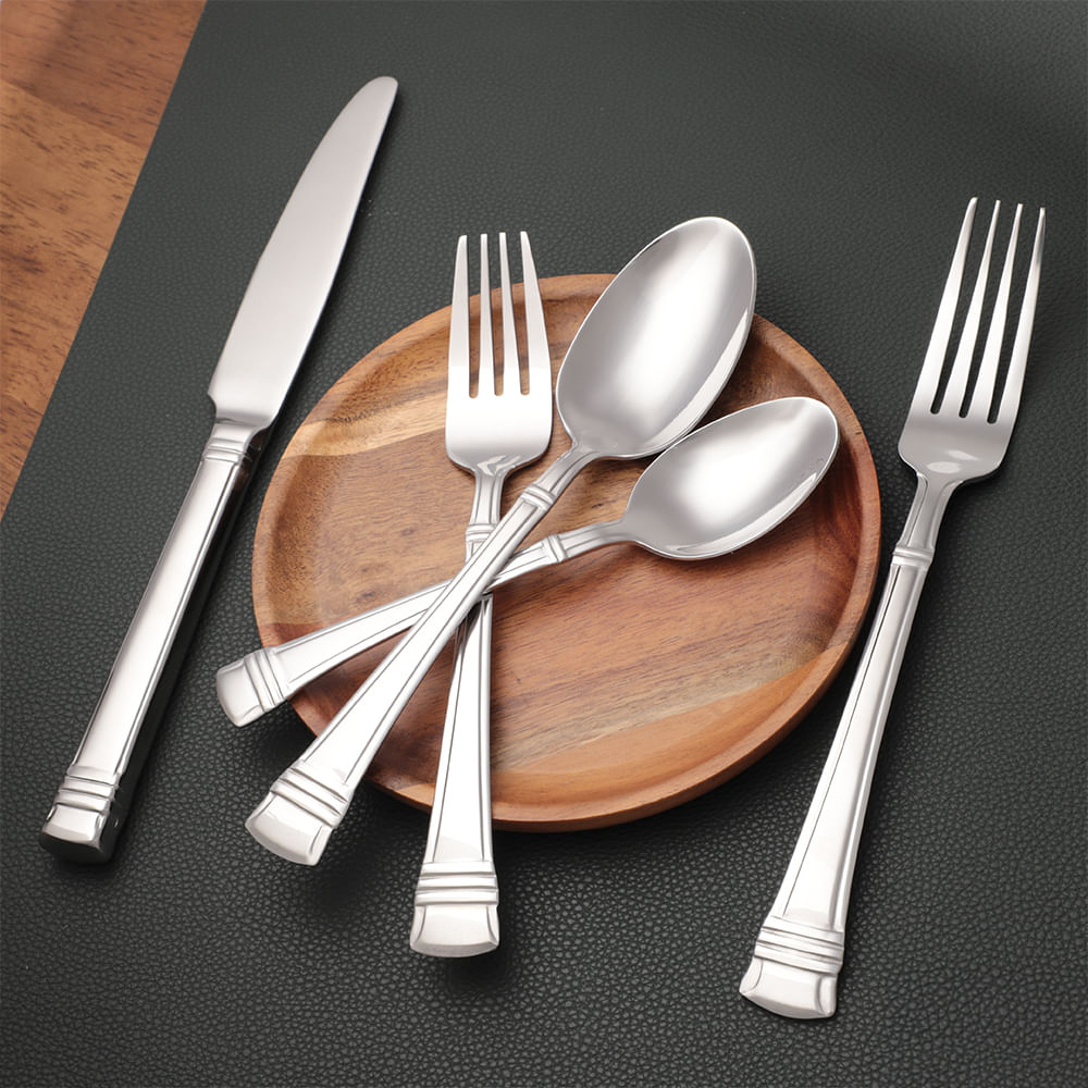 Set de cubiertos de acero inoxidable 20 piezas Godinger - Siman El Salvador