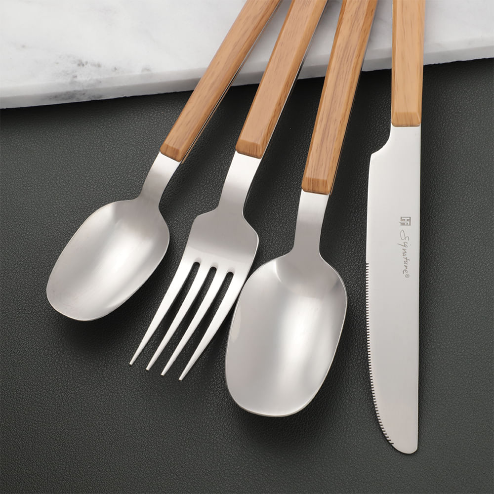 Set de cubiertos de acero inoxidable 16 piezas Hampton forge