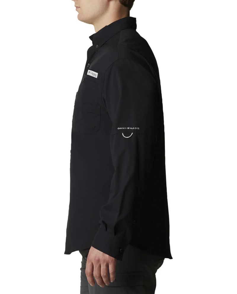 Camisa Columbia Tamiami II negra para hombre - Siman El Salvador