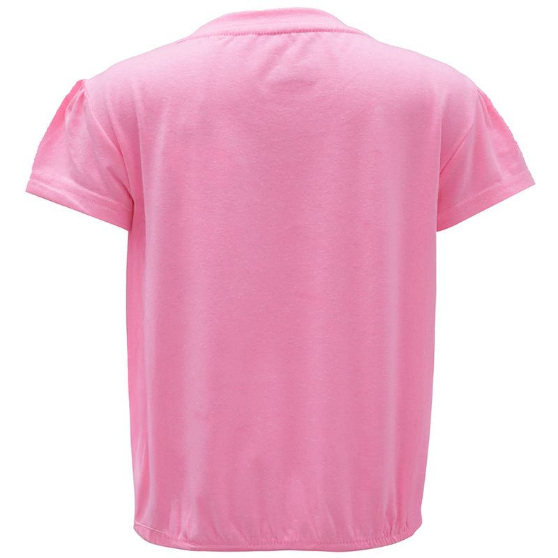 Blusa rosada con estampado de barbie para niña - Siman El Salvador