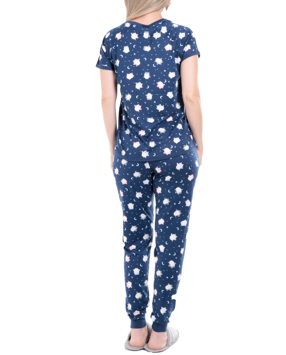 Pijama con pantalón Rene Rofe estampada para mujer - Siman Costa Rica