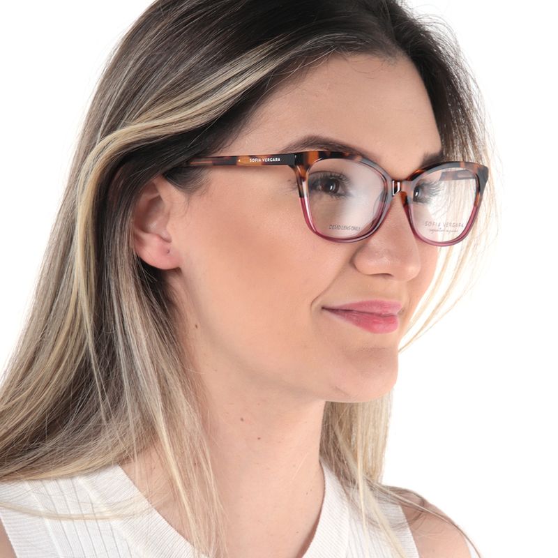 Aro completo cat eye Sofía Vergara acetato para mujer - Siman Costa Rica