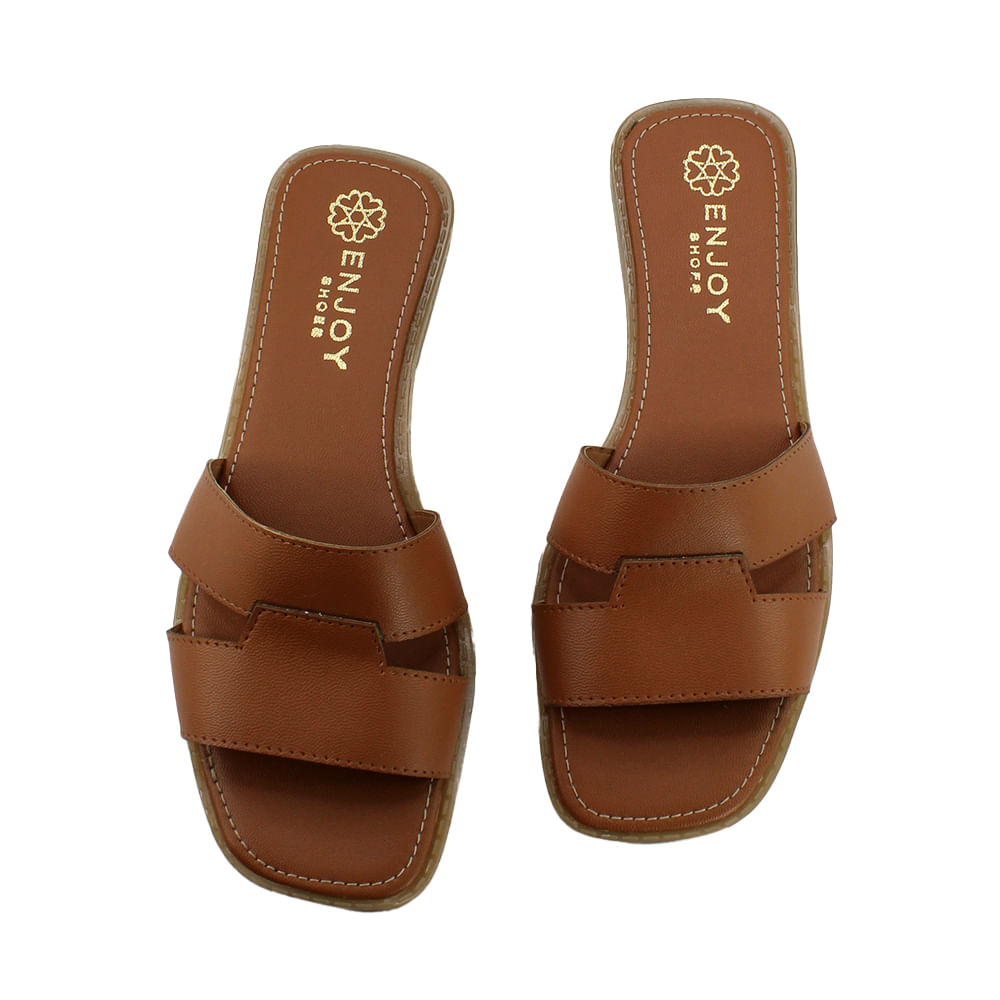 Sandalia plana Steph color gena para mujer - Siman El Salvador