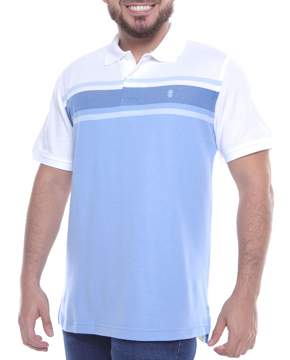 Camisa polo Izod bicolor color block para hombre - Siman El Salvador