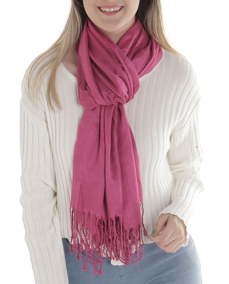 Bufanda Again color rosado para mujer - Siman Guatemala