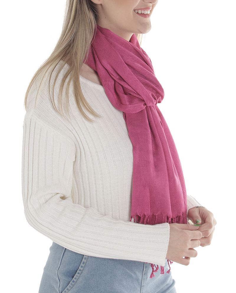 Bufanda Again color rosado para mujer - Siman Guatemala