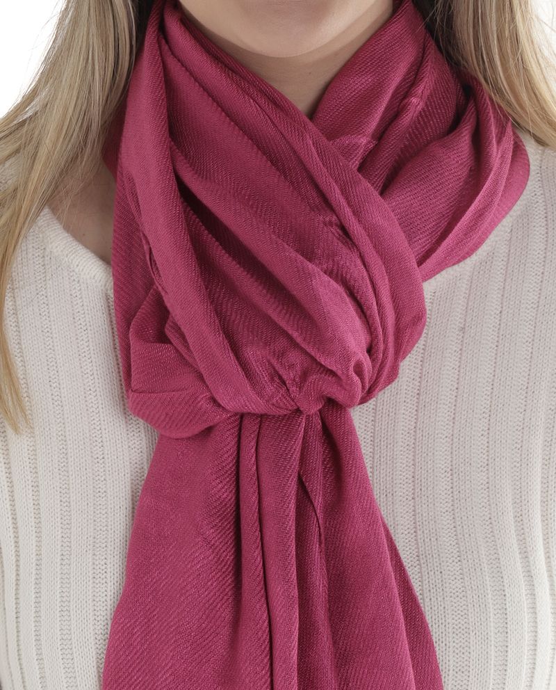 Bufanda Again color rosado para mujer - Siman Costa Rica