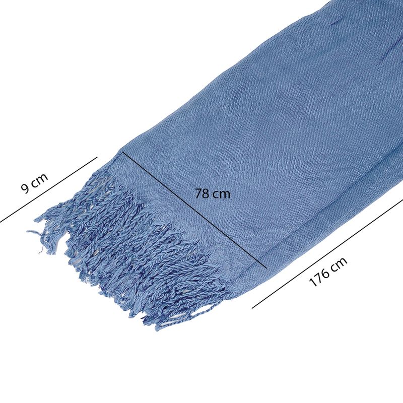 Bufanda Again color azul para mujer - Siman Costa Rica