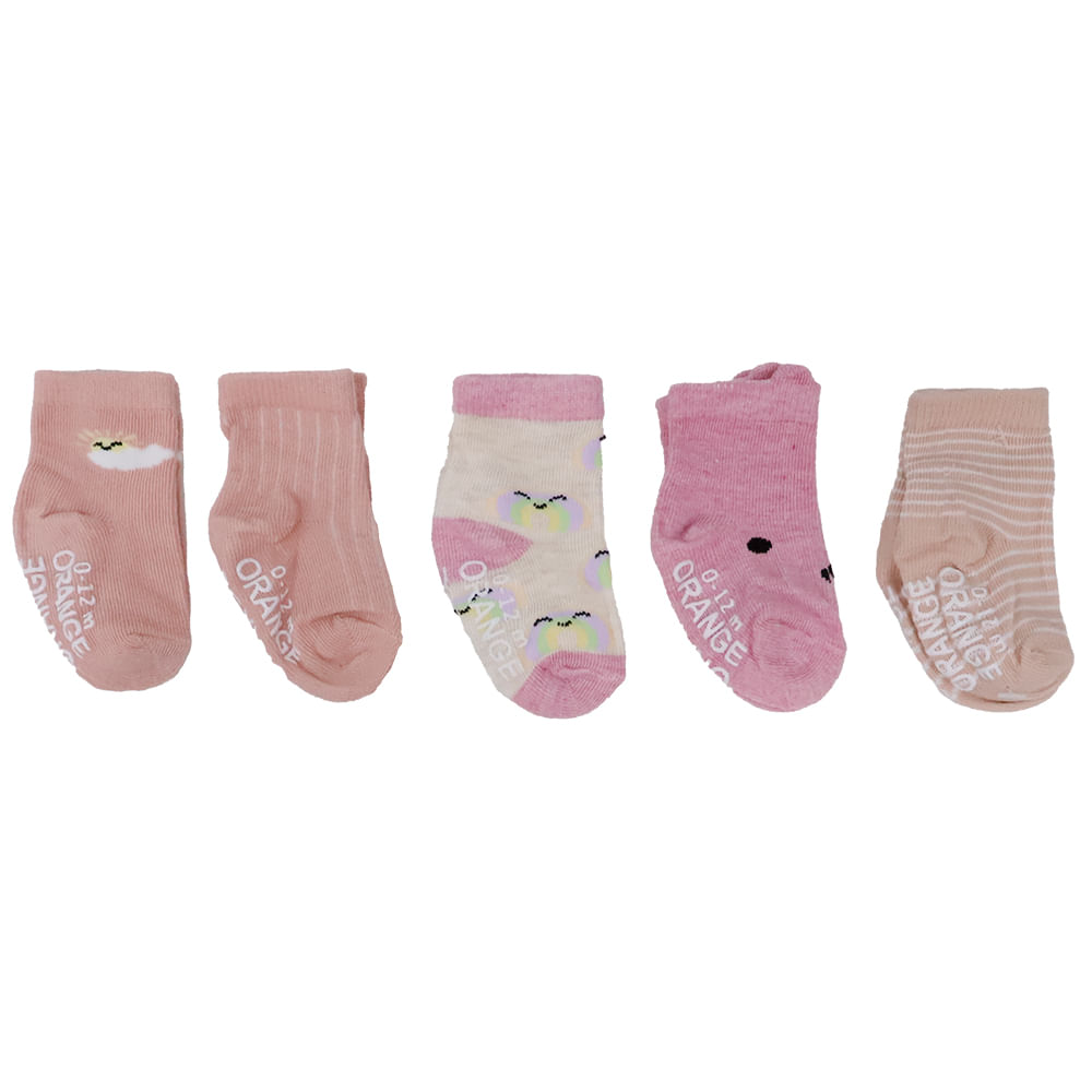 Calcetines bebe 10 pack arcoiris/solidos - Siman Costa Rica