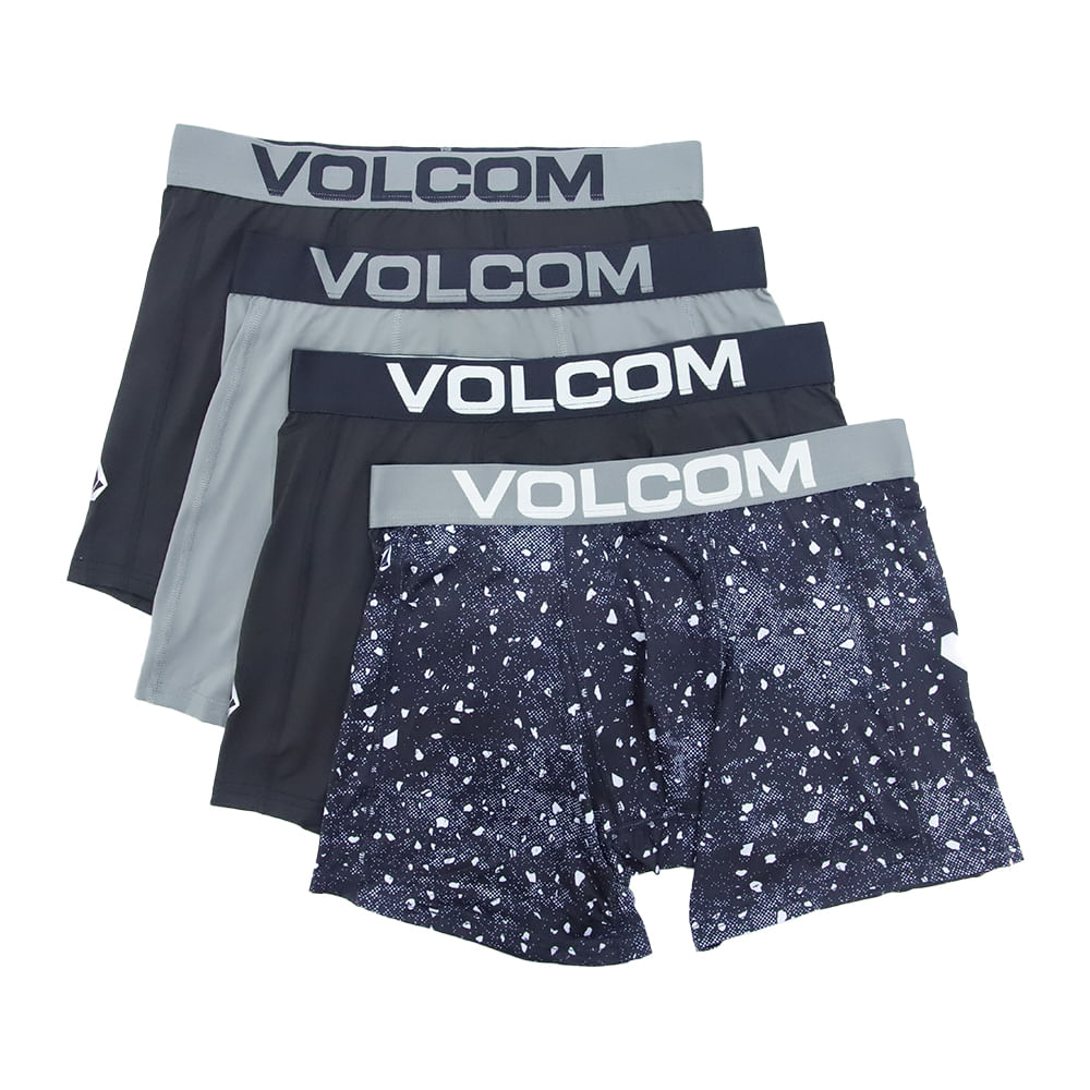 Pack de 4 boxers briefs Volcom multicolor para hombre - Siman El Salvador