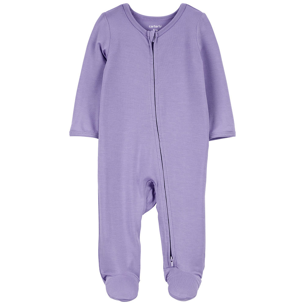 Pijama morado sólido para bebé niña - Siman Costa Rica