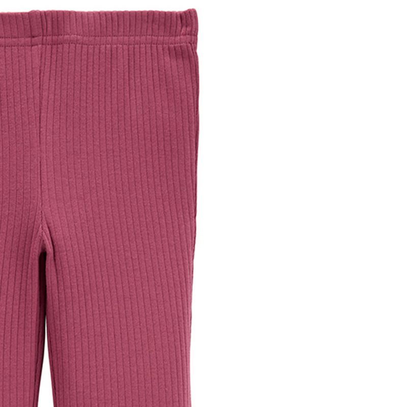 Pantalón morado sólido para bebé niña