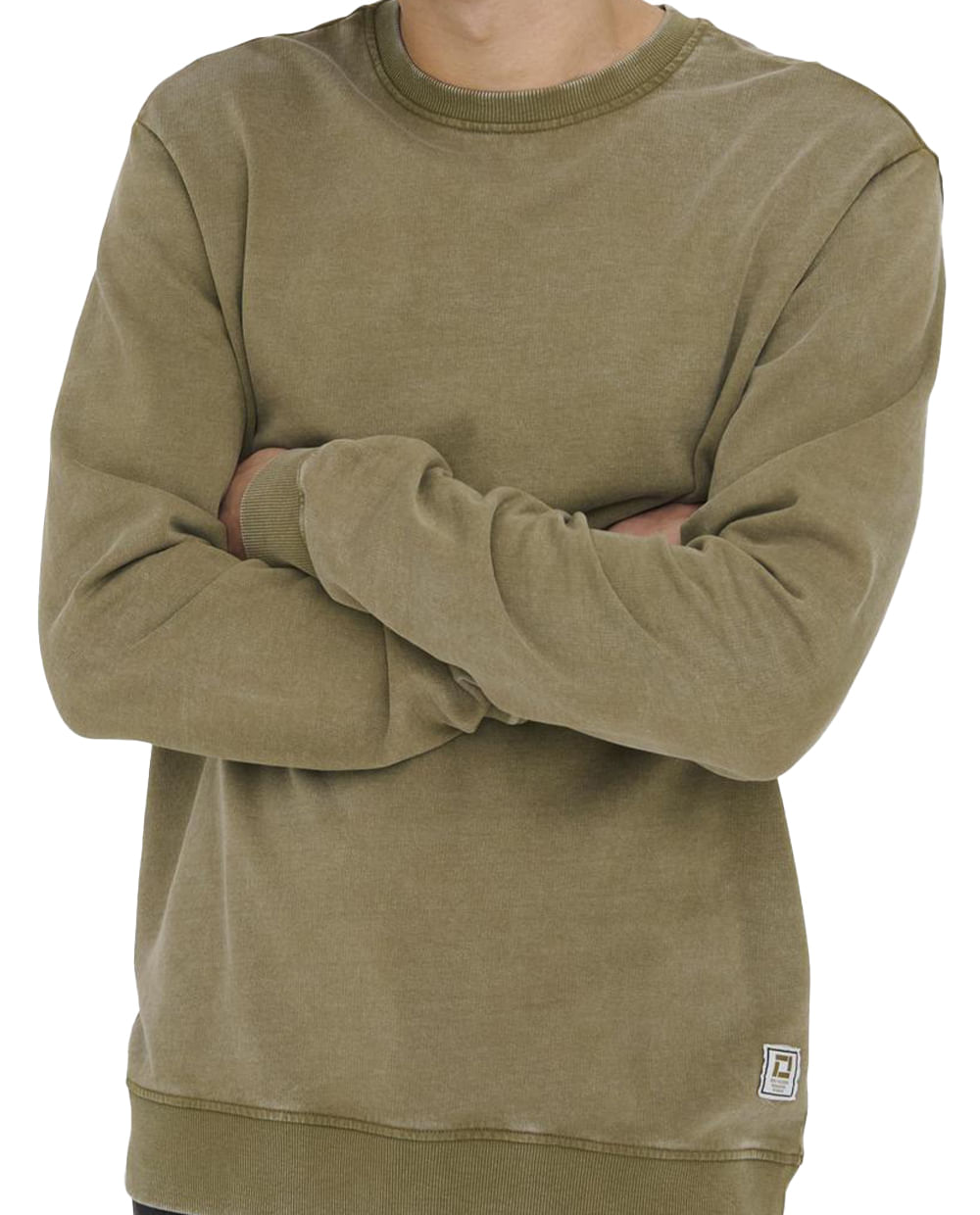 Suéter básico Only & Sons olivo heather para hombre - Siman Guatemala