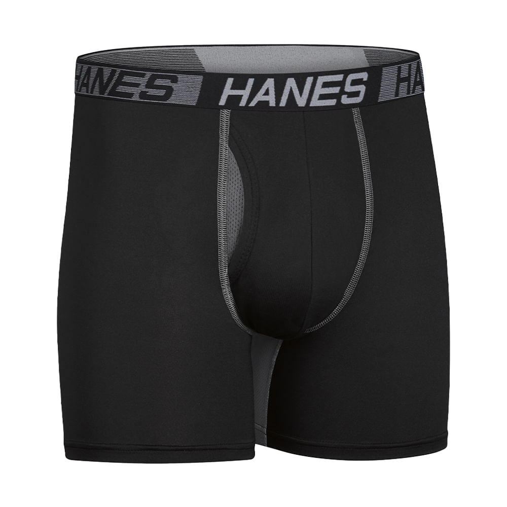 Pack de 3 boxers brief Hanes X-Temp negros para hombre - Siman Nicaragua