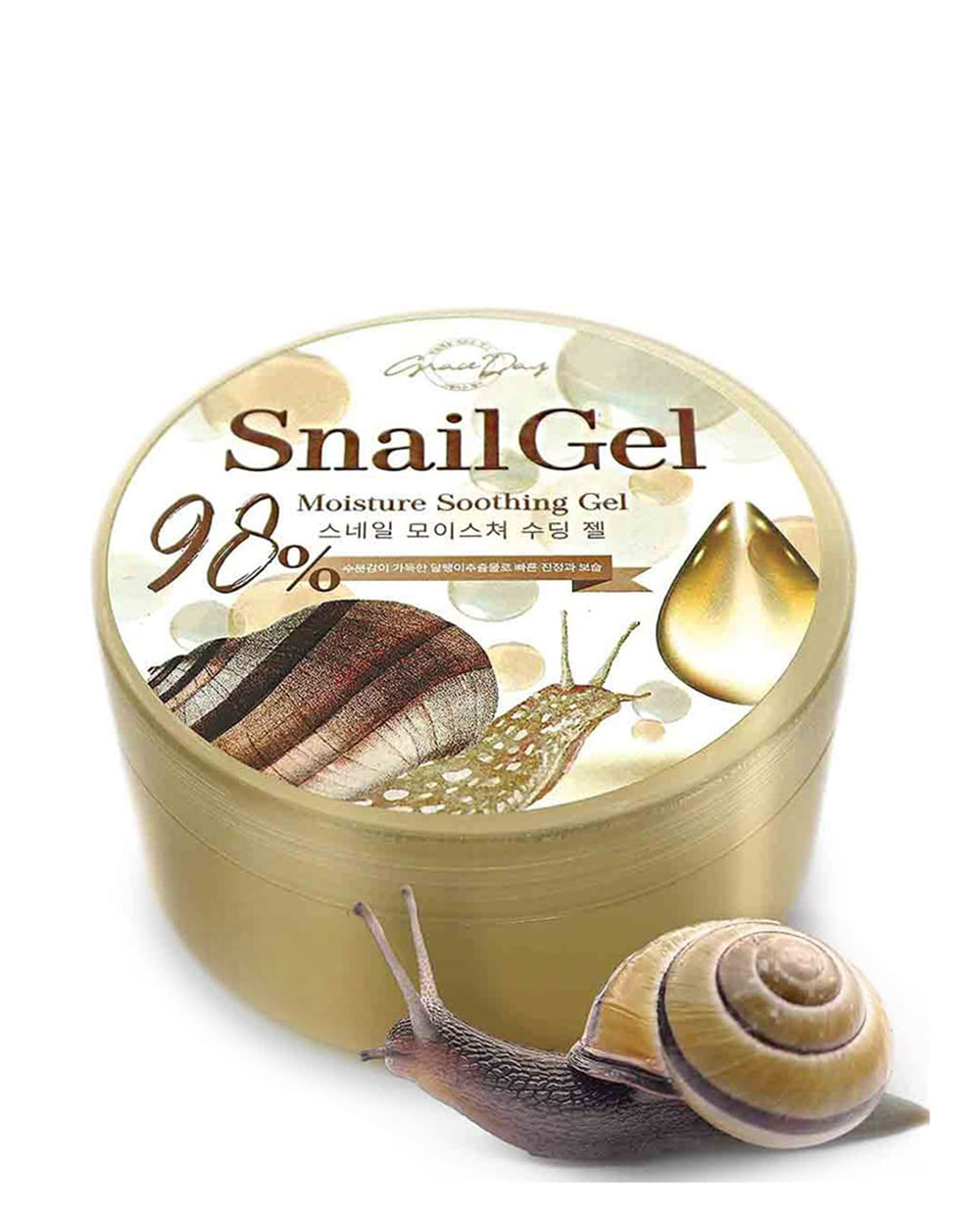 Grace Day Snail Gel Moisture Soothing Gel 300ml - Siman Guatemala